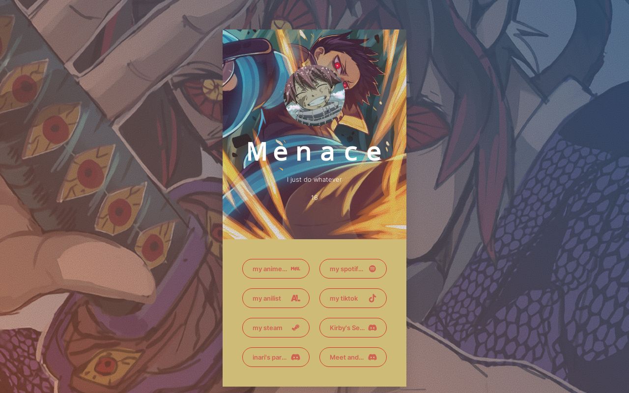 Menace's Profile